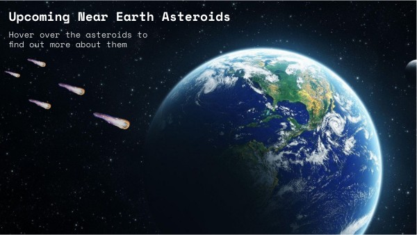 Upcoming Near Earth Objects