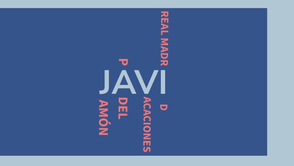 PRESENTACIÓN nombre javi