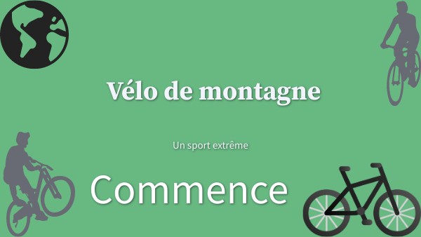 Le vélo de montagne | Genially