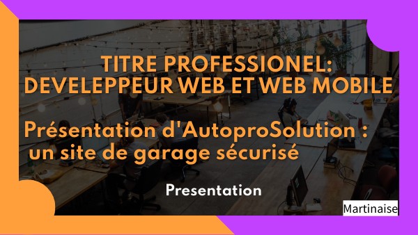 ECF projet garage aut