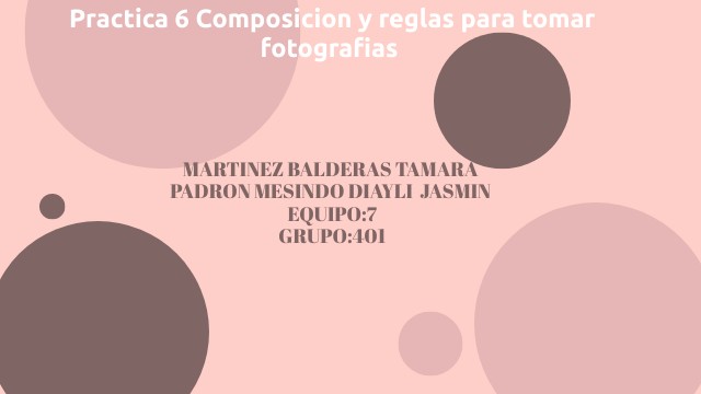 Conceptos y reglas para tomar fotografías | Genially