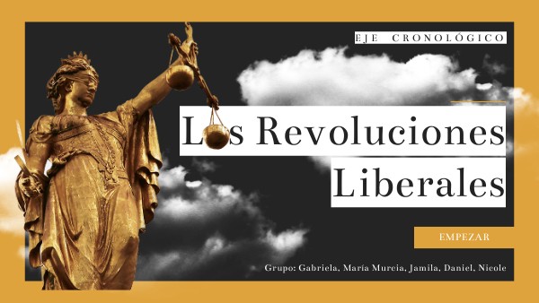 EJE CRONOLOGICO LAS REVOLUCIONES LIBERALES | Genially