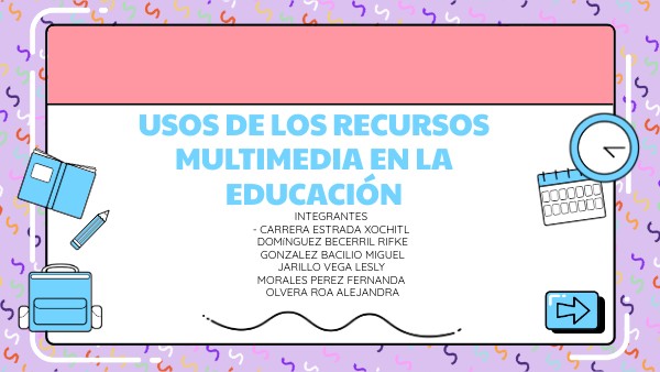 Usos de los recursos multimedia en la educación