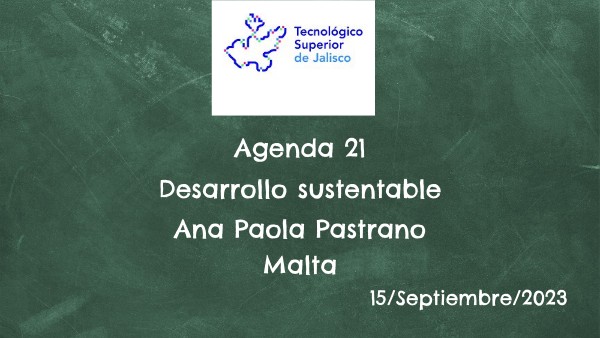 AGENDA 21 | Genially