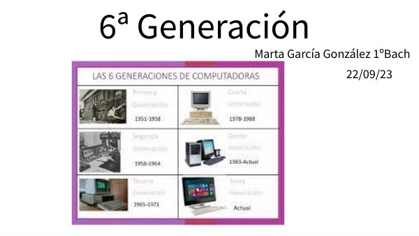 6ª Generacion | Genially