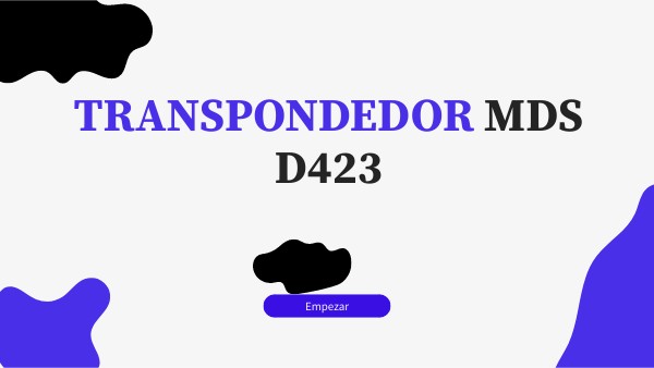 TRANSPONDEDOR MDS D423