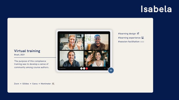 Isabela - Virtual training | Genially