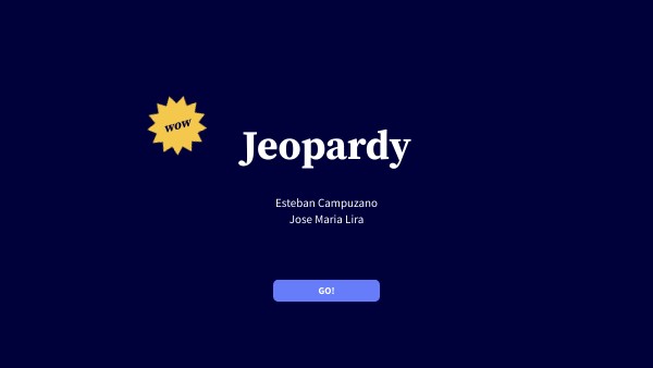 jeopardy Esteban Jose Maria | Genially