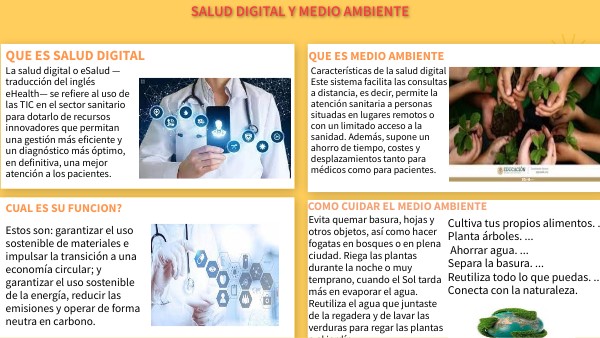 SALUD DIGITAL Y MEDIO AMBIENTE
