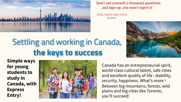 Poster pour promouvoir le Canada