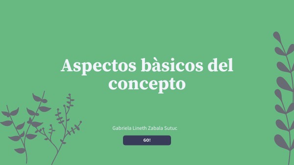 Aspectos Bàsicos del concepto | Genially