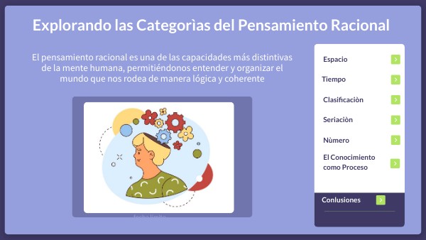 Explorando las Categorìas del Pensamiento Racional | Genially