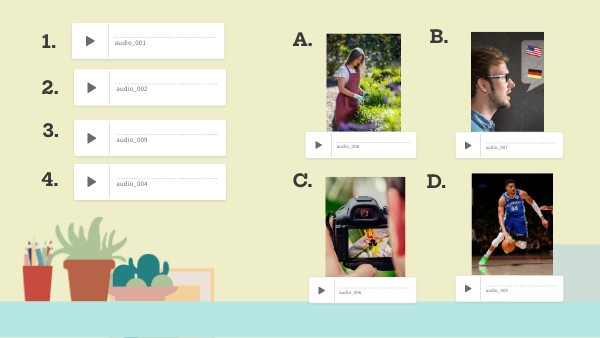 LISTENING PRACTICE - HOBBIES | Genially