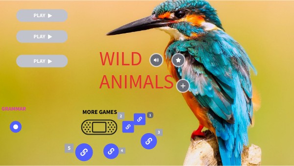 WILD ANIMALS 3º | Genially