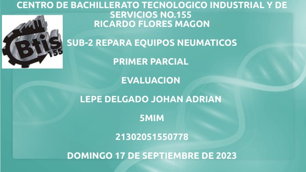 Lepe Delgado Johan Adrian. Evaluacion