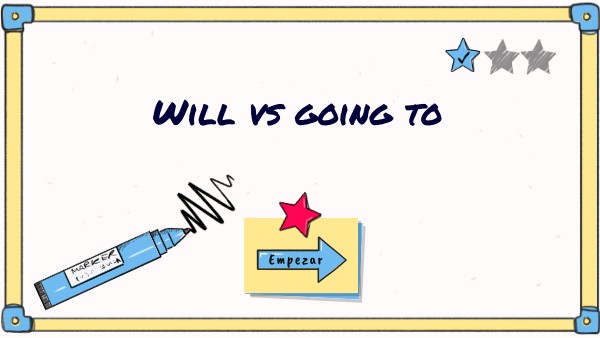 WILL vs GOING TO