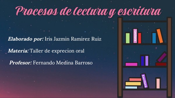 Proceso de Lectura y Escritura