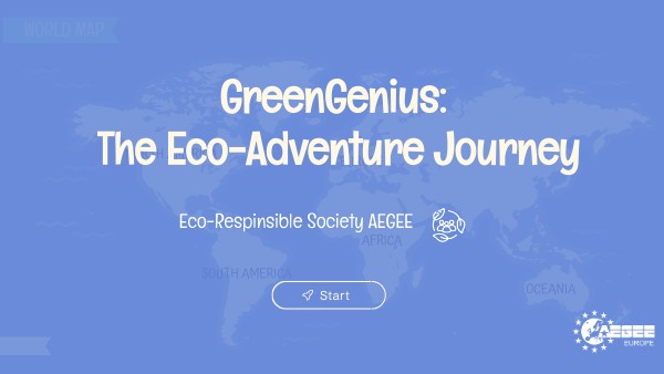 GreenGenius: The Eco-Adventure Journey_AEGEE