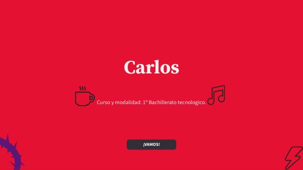 Presentación de Carlos delgado Chinea