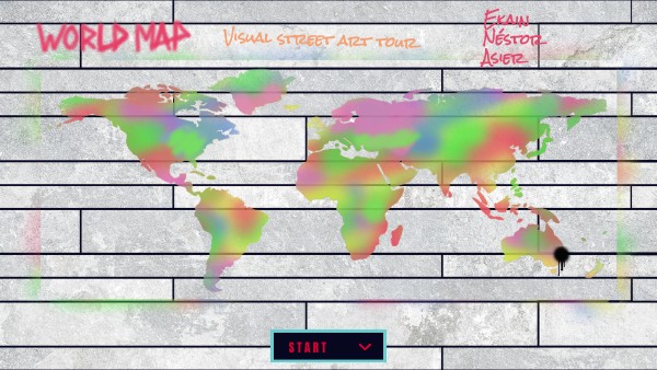 Virtual Street art tour | Genially