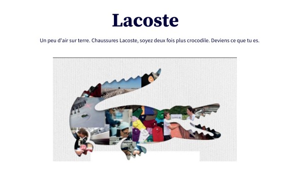 Lacoste | Genially