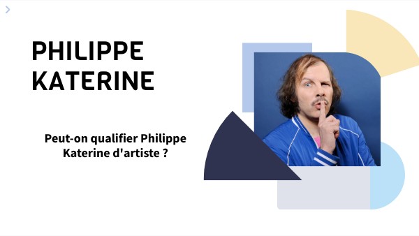 Philippe Katerine | Genially