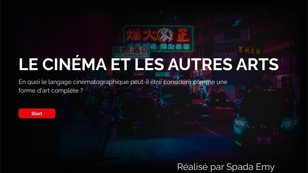 Cinéma Presentation