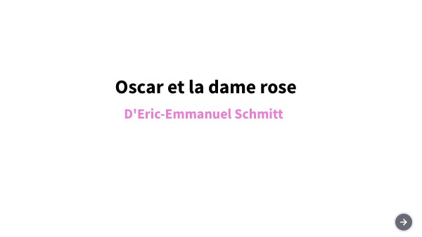 Exposé, Oscar et la dame rose, Lina