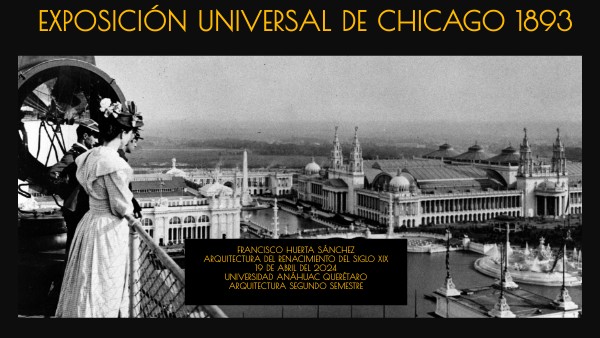 Exposición Universal de Chicago 1893
