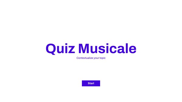 Quiz Musicale