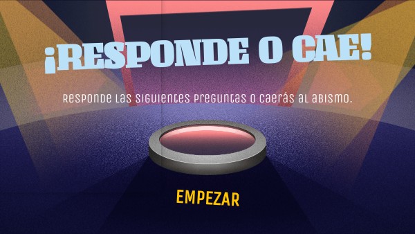 QUIZ RESPONDE O CAE | Genially