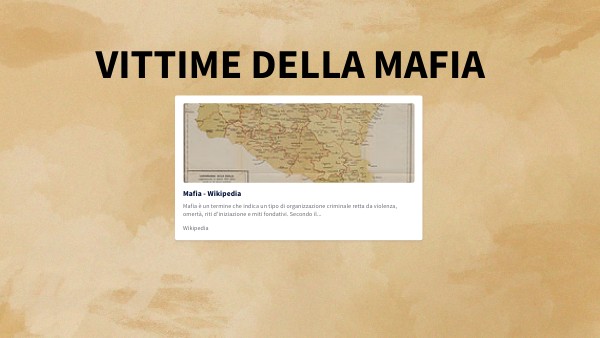 vittime mafia