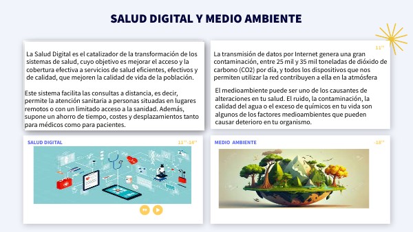 INFOGRAFIA SALUD DIGITAL Y MEDIO AMBIENTE | Genially