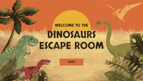 DINOSAURS ESCAPE ROOM | Genially