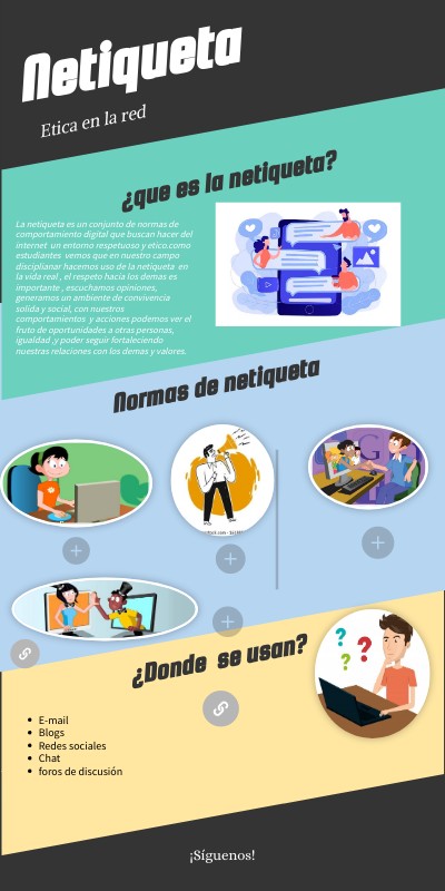 Infografía netiqueta