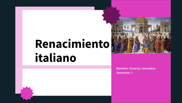 Renacimiento italiano