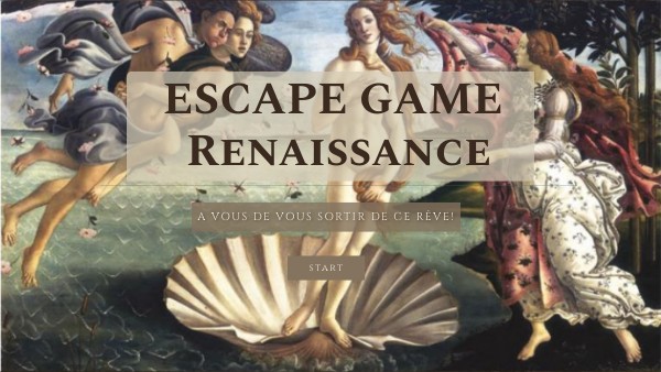 Escape game - Renaissance | Genially