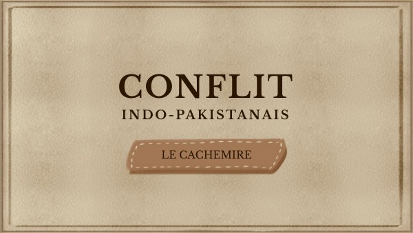Conflit du Cachemire