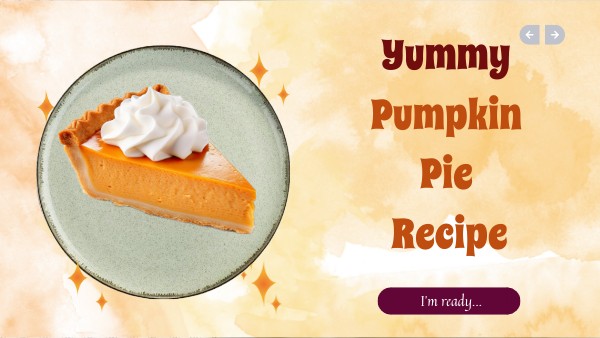 Pumpkin Pie | Genially