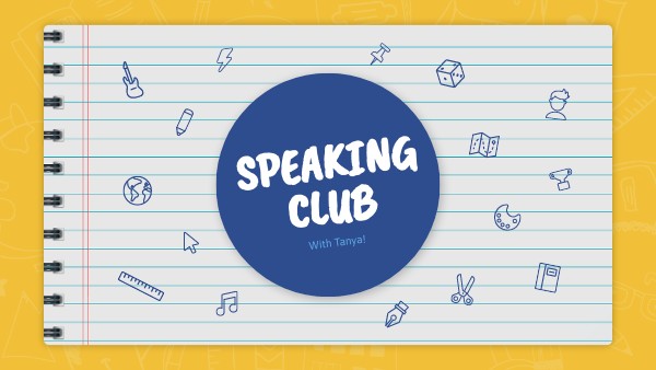 Speaking Club lesson 2 | Genially