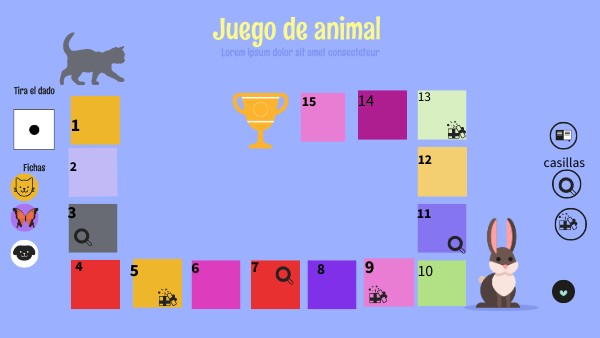 juego infantil de animales