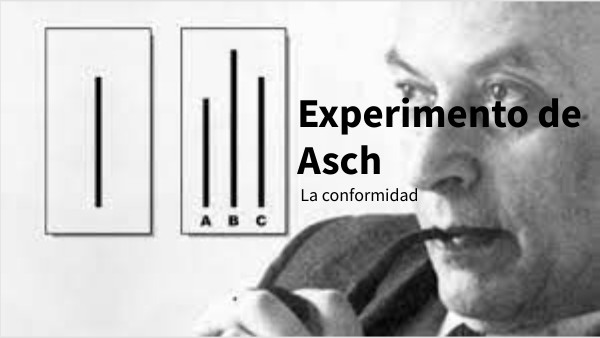 Experimento Asch | Genially