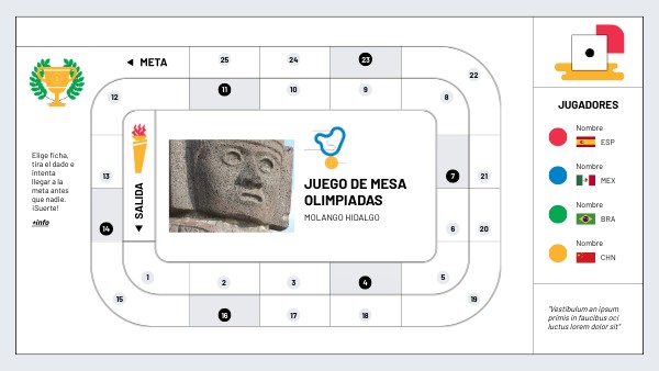 JUEGO DE MESA OLIMPIADAS | Genially