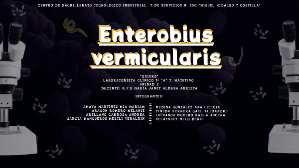 ENTEROBIUS VERMICULARIS | Genially