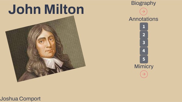 John Milton | Genially