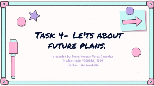 Task 4- Let's about future plans.