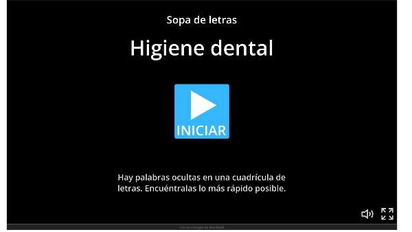 SOPA DE LETRAS HIGIENE DENTAL | Genially