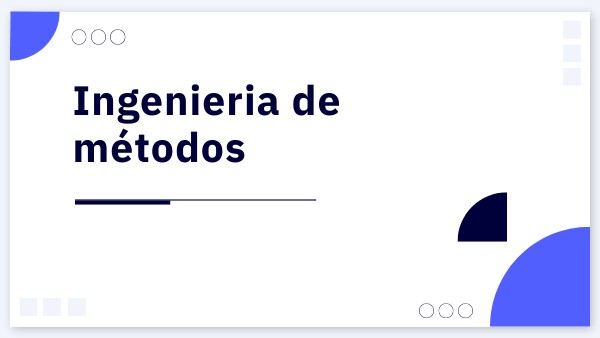 Proyecto Modular Ingeniería de Métodos