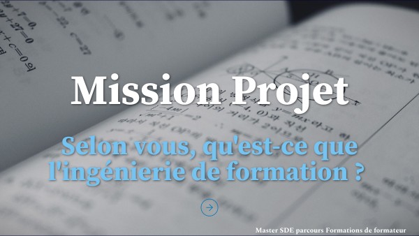Mission Projet | Genially