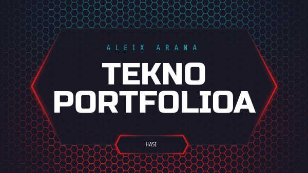 Aleix Arana tekno 4.C portfolioa